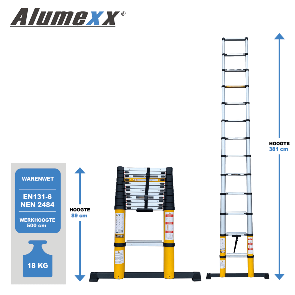 ALX JCB telescopische ladder - Alumexx